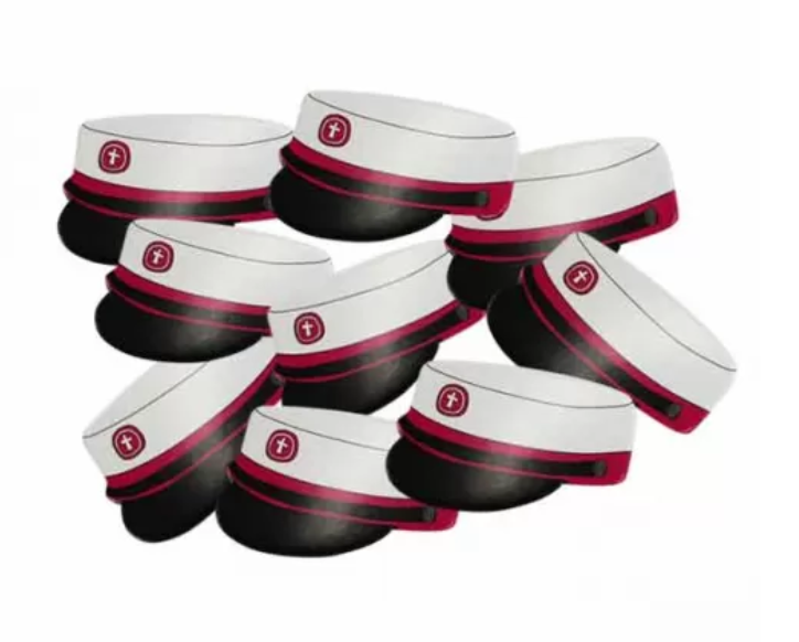 Studenterpynt til rød hue - 1 dages lev. - Køb her | Prisgaranti